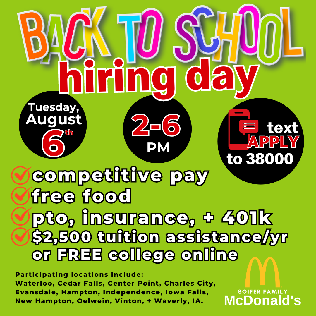 Featured Opportunities – Soifer Family McDonalds Employee Hub